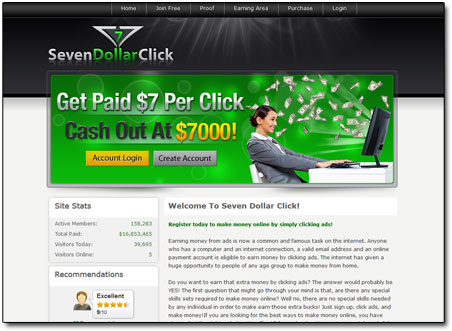 What Is Seven Dollar Click? Read My Review! [SCAM Warning] - Living ...